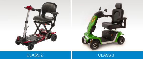 The Difference Between Class 2 and Class 3 Mobility Scooters